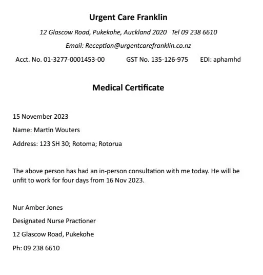 Fake Medical Certificates - can you spot the difference — Manage