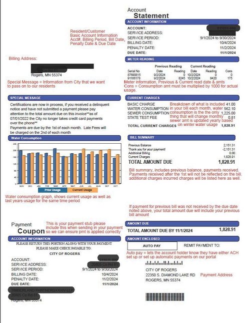 Utility Billing Home — City of Rogers, MN