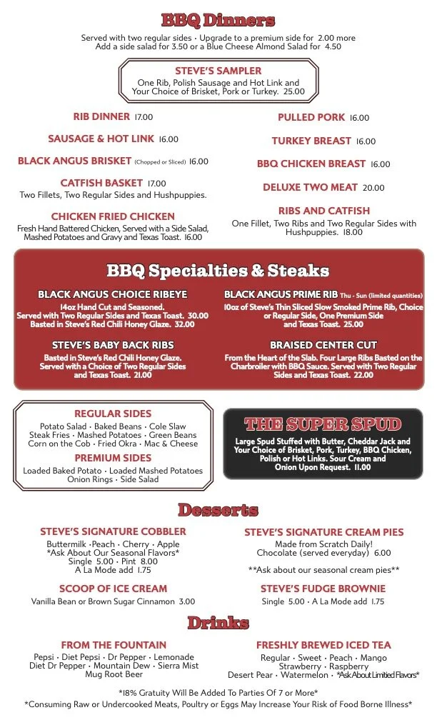 Edmond Location — Steve's Rib