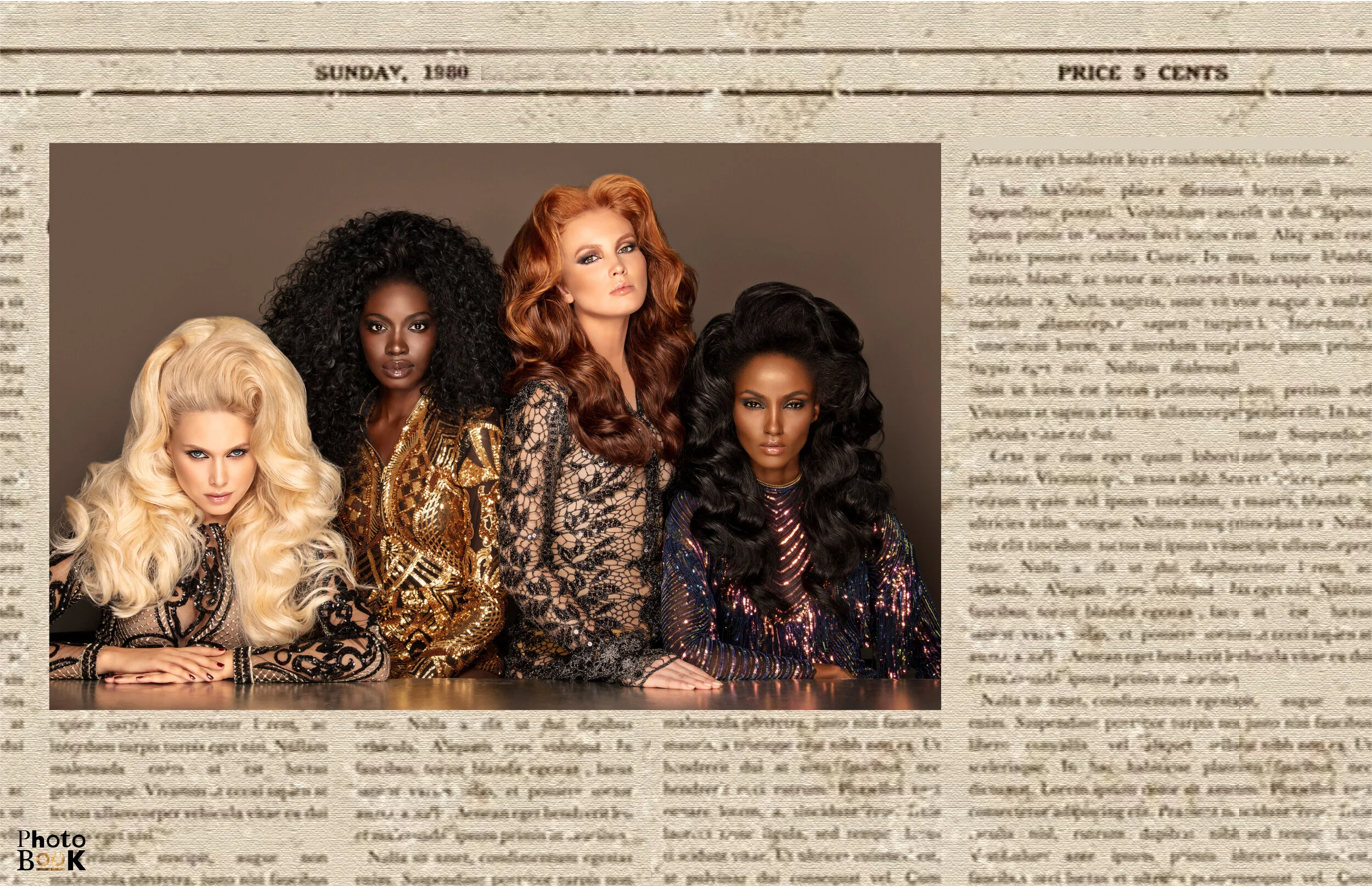 A Modern Tribute to the Bold 80s Hair Look — PhotoBook Magazine