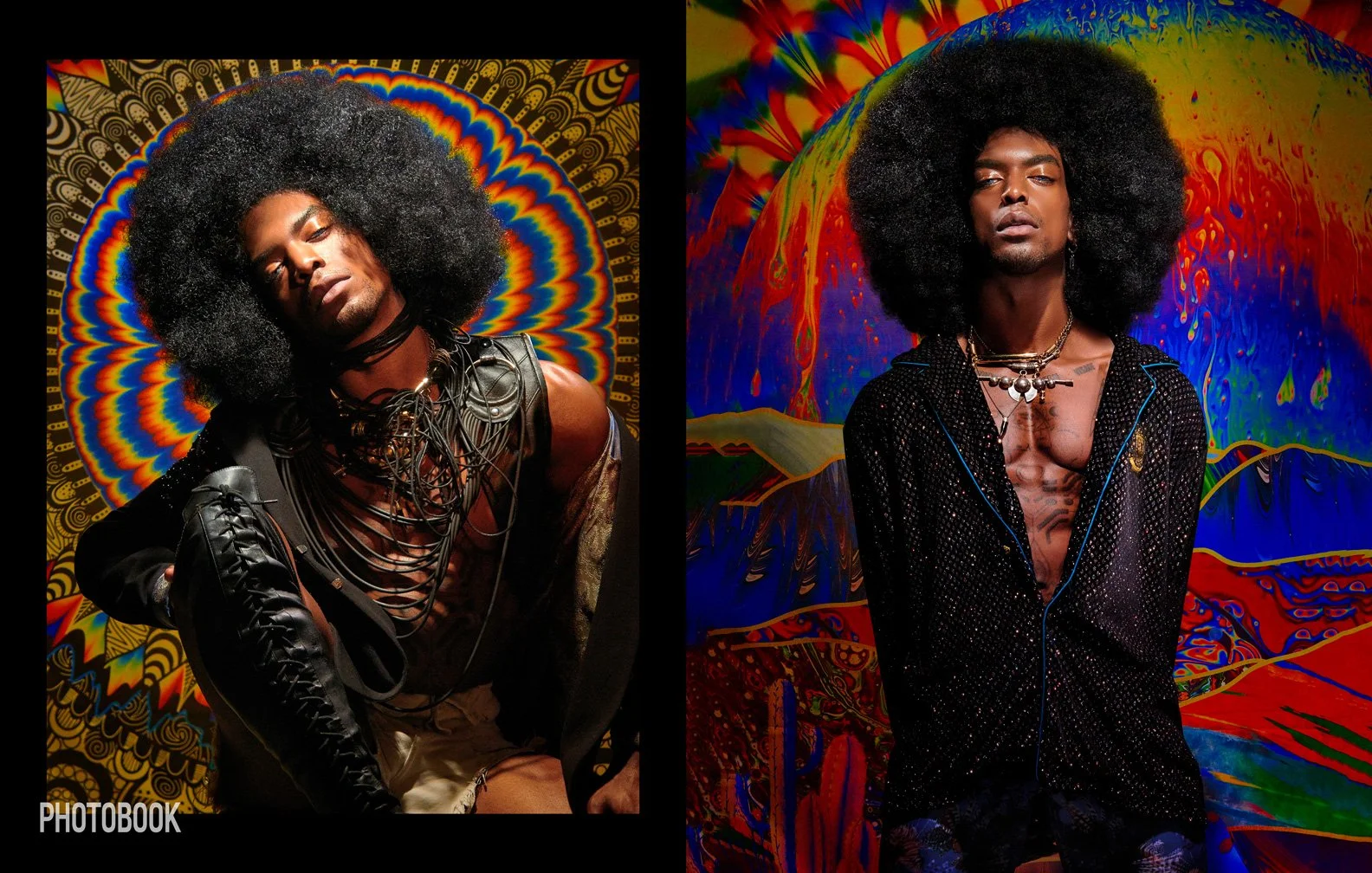Jonzu Jones Poses in Jimi Hendrix Inspired Photoshoot from Voodoo Chile ...