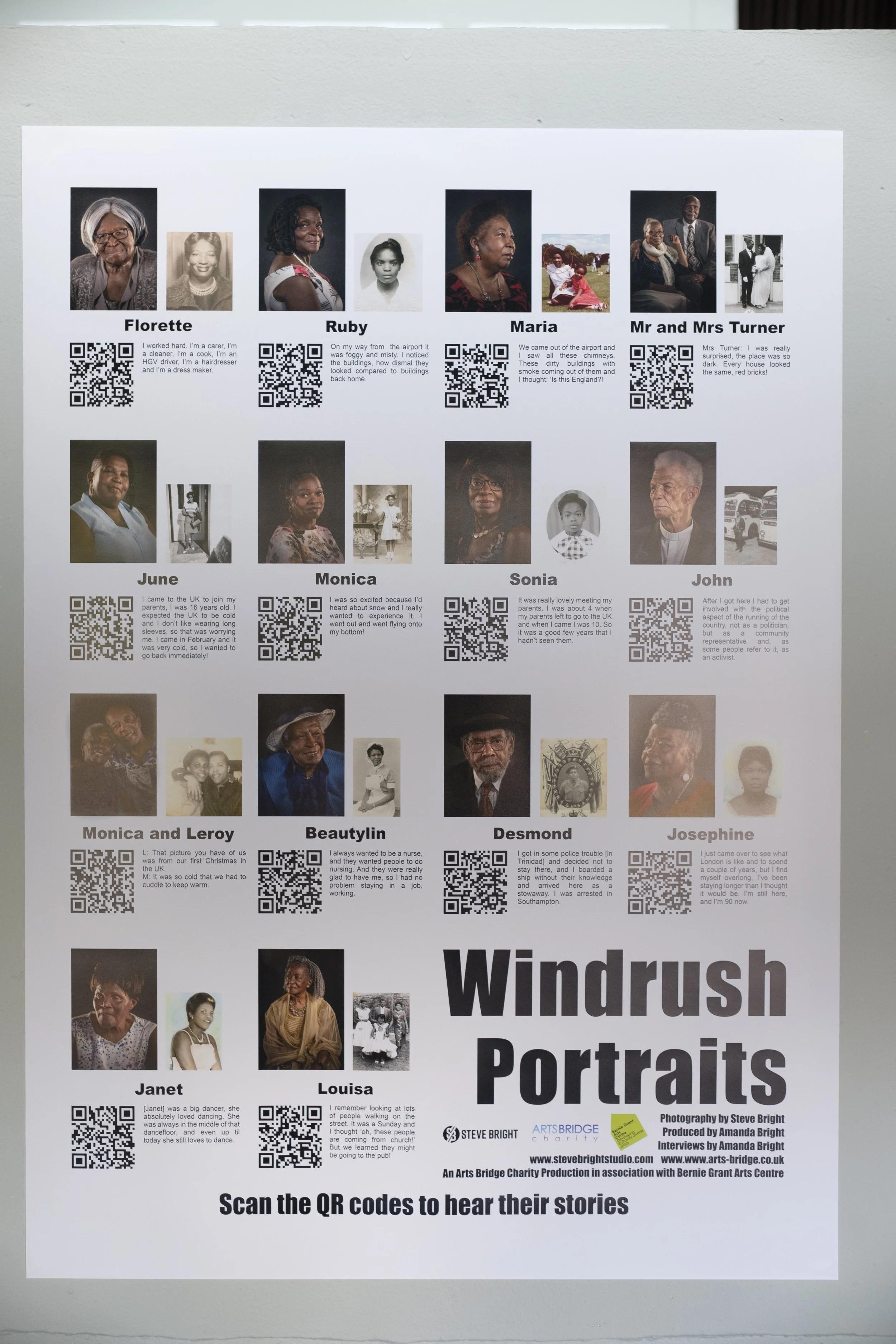 Windrush 75 Portraits — Arts Bridge Charity