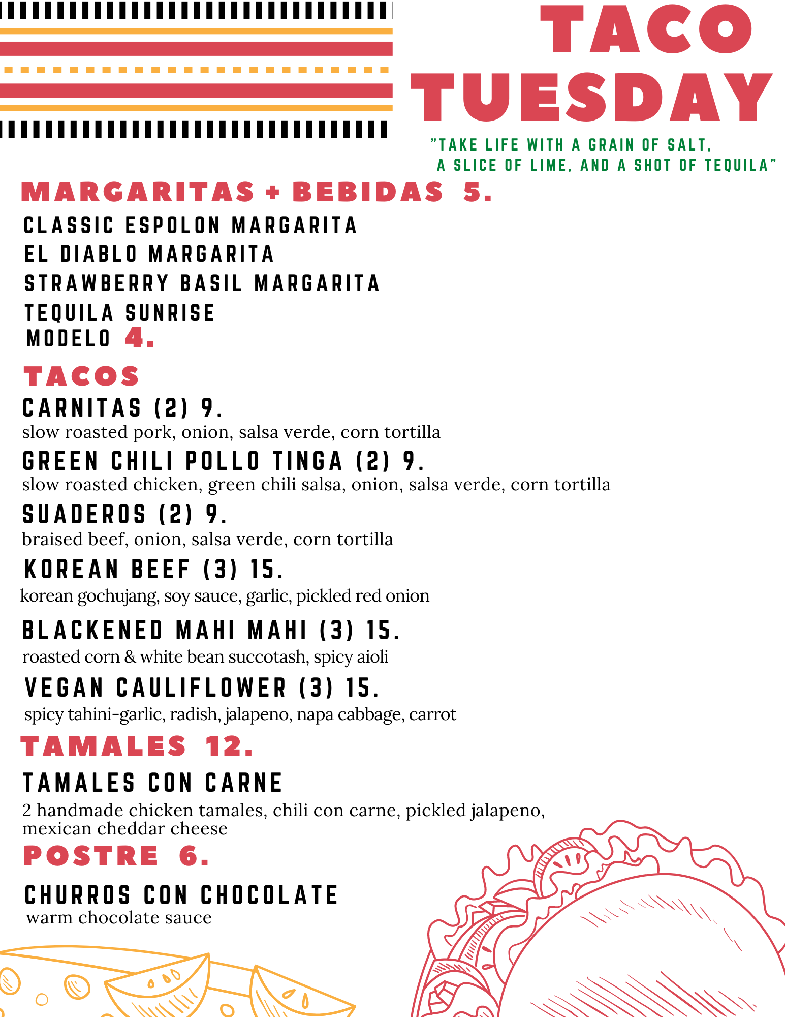 Taco Tuesday — Keg & Kitchen | Named Best Bar Scene 2019 by NJ Monthly