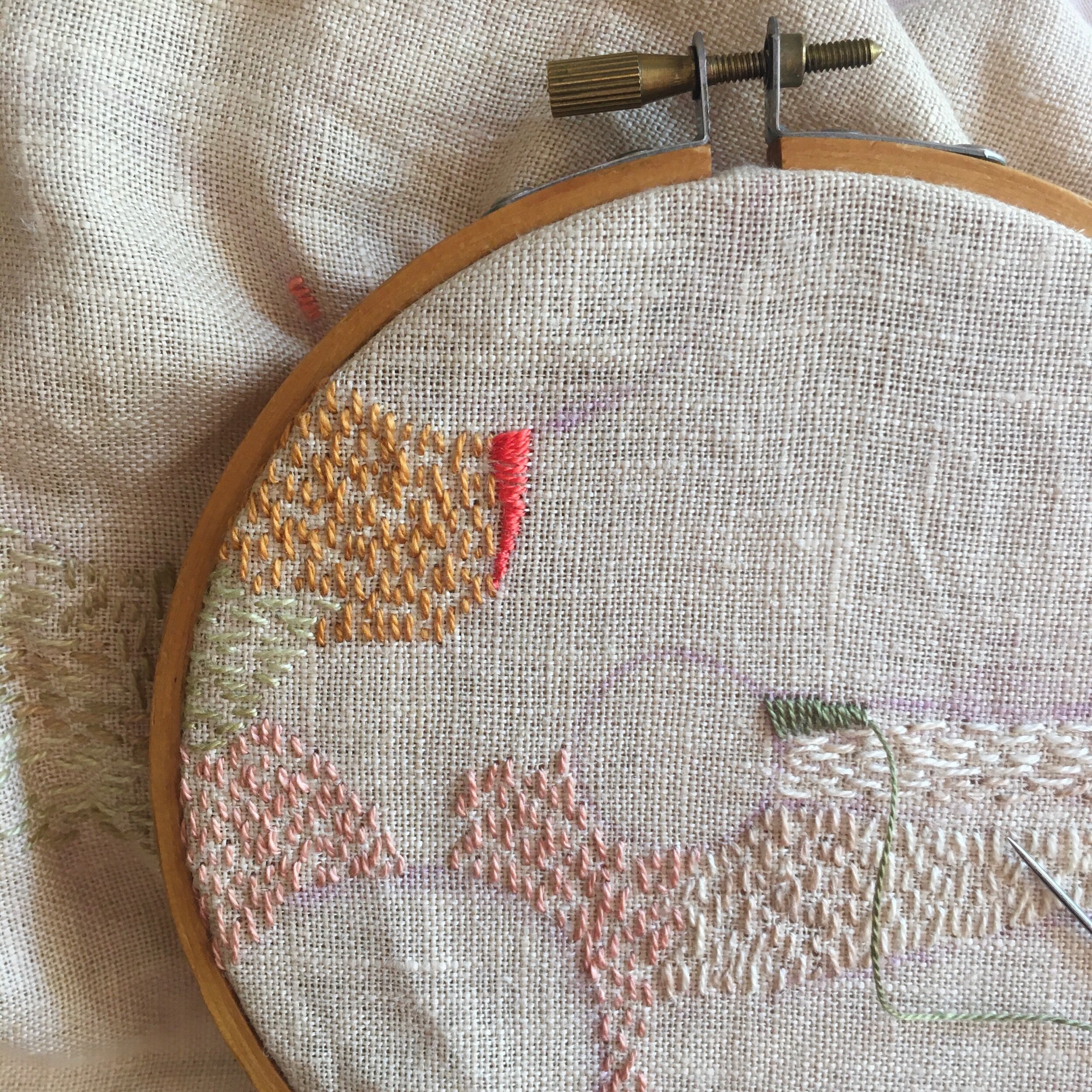Progress Report: A New Negative Space Embroidery — Bonnie Sennott