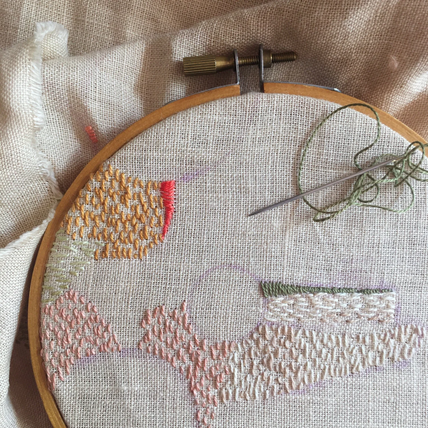 Progress Report: A New Negative Space Embroidery — Bonnie Sennott