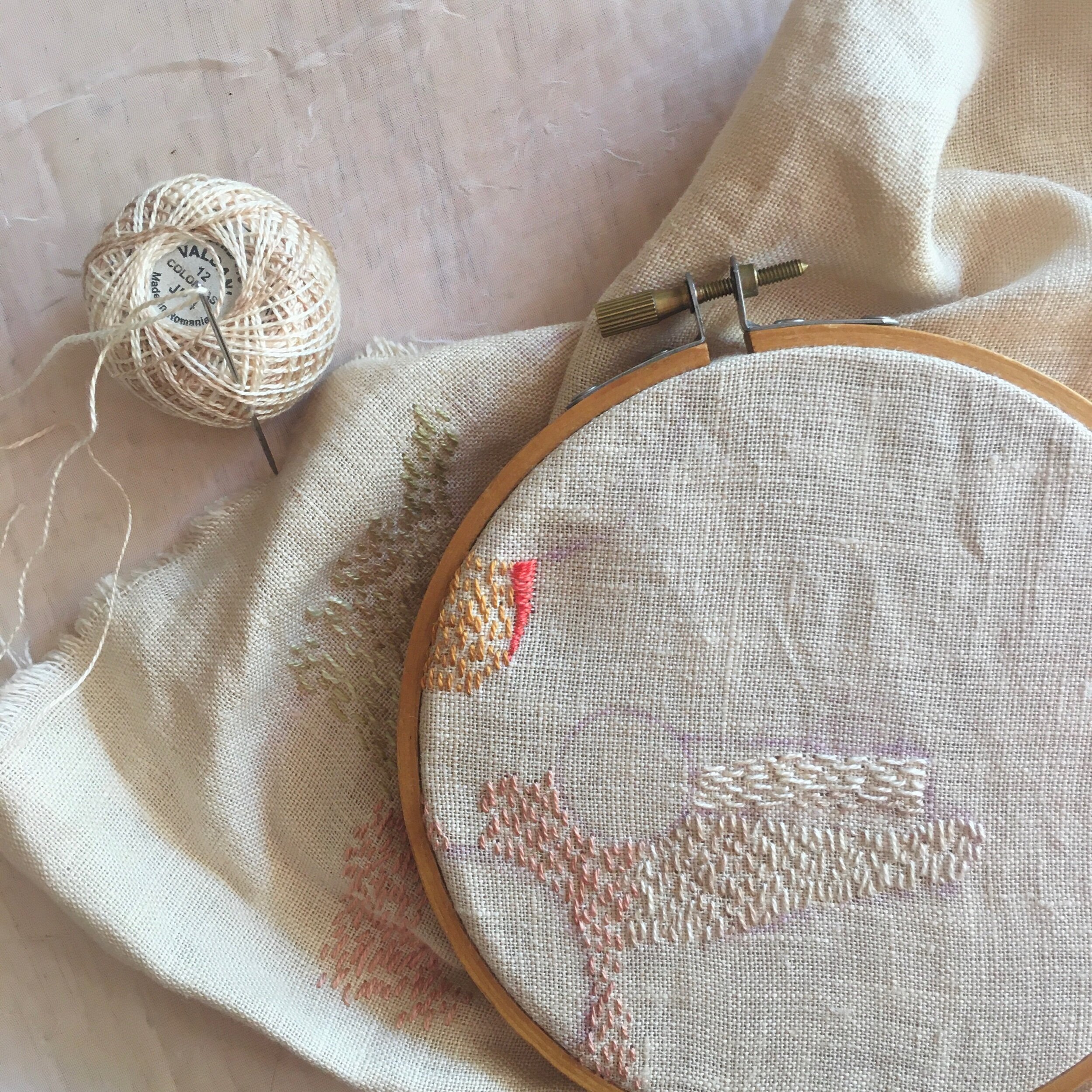 Progress Report: A New Negative Space Embroidery — Bonnie Sennott