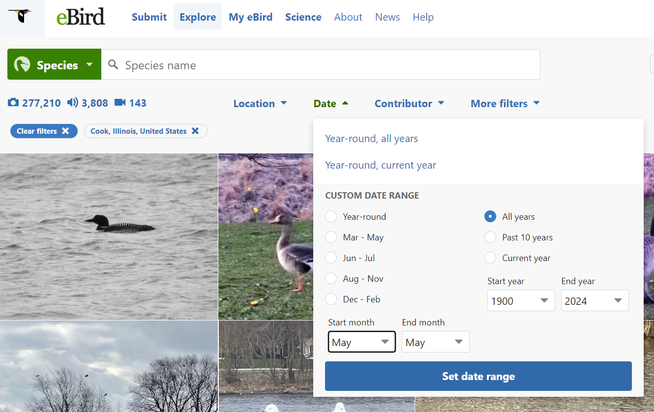Tune Up For Spring! Using eBird to Study Birds — Chicago Bird Alliance ...