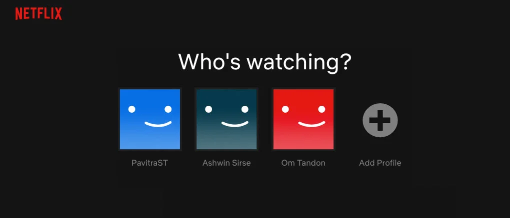 How to add a user account on netflix - multigawer