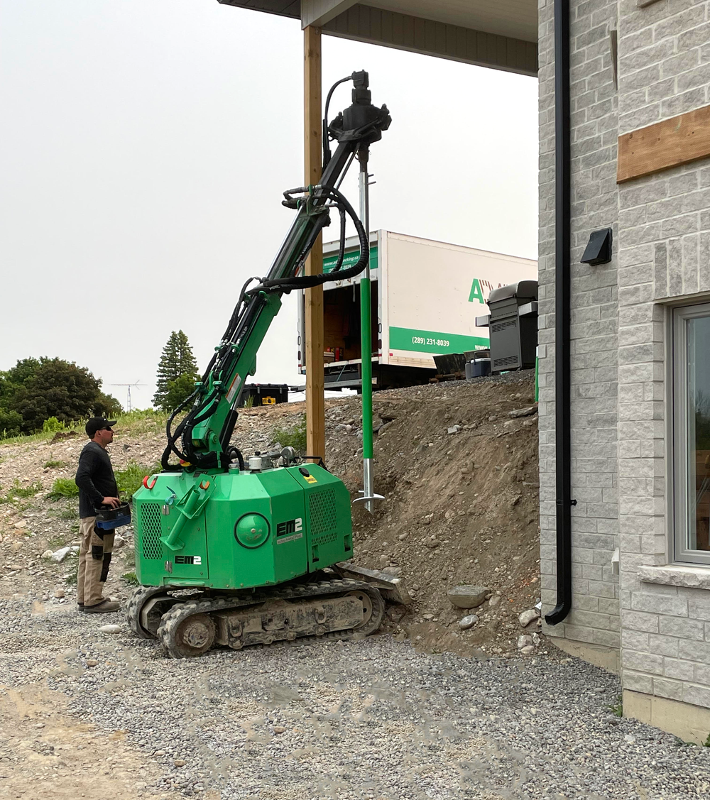 Helical Piles vs. Concrete Foundations for Decks — Align Decking