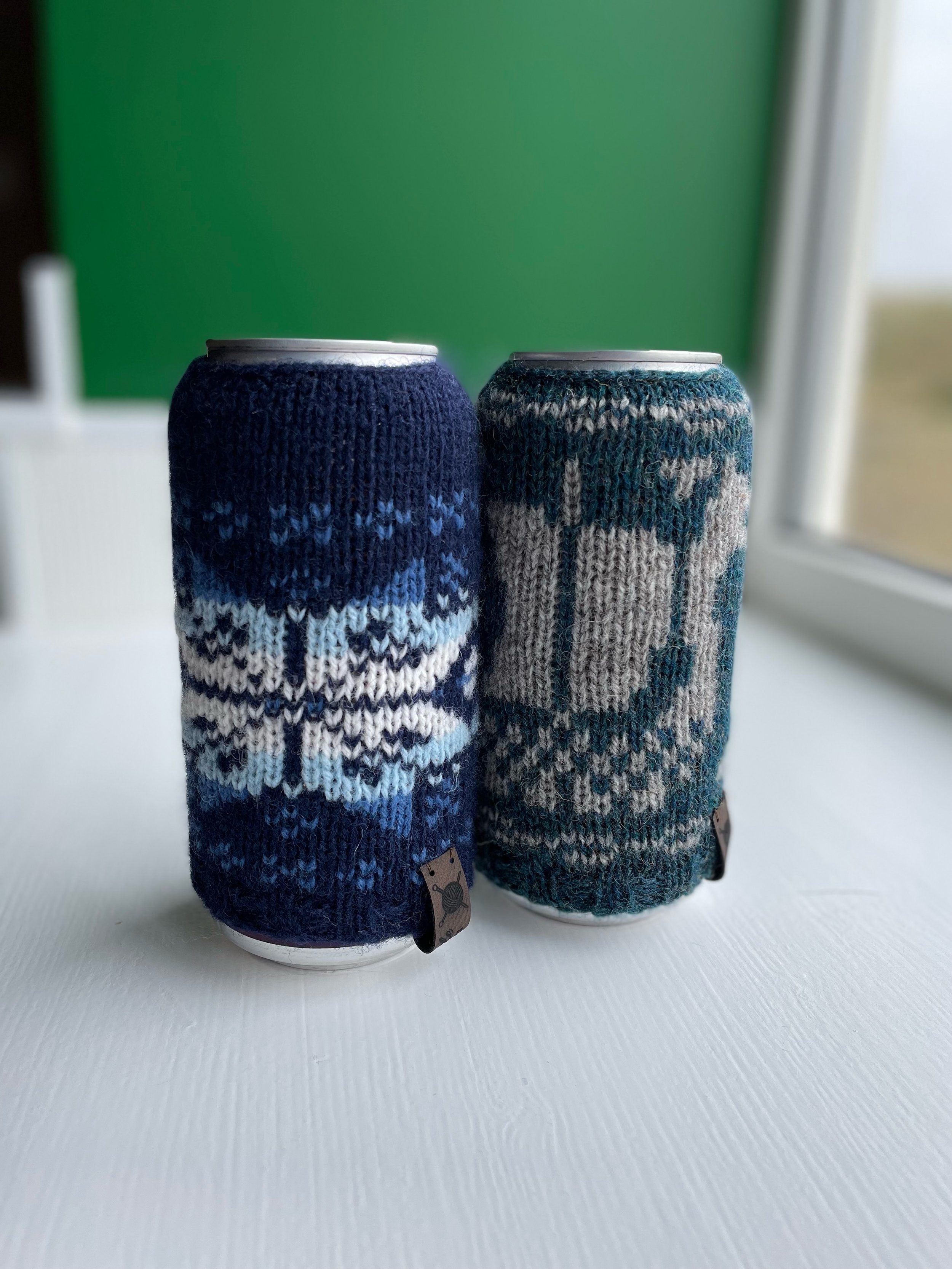 Shetland Wool Knitted Can Cover — Lerwick Brewery