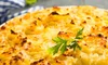 Cheesey seasonal vegetable pie - made with cold pressed British ...