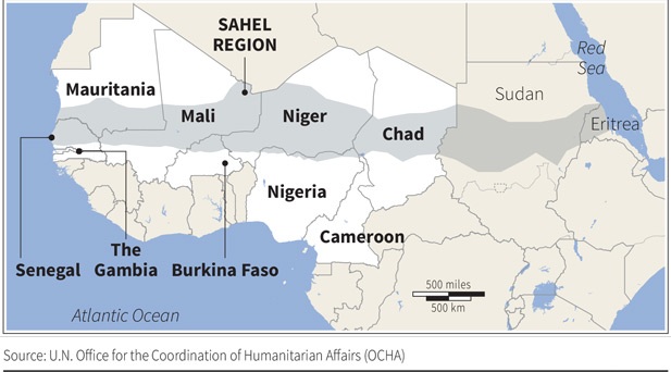 Sahel Desertification Map