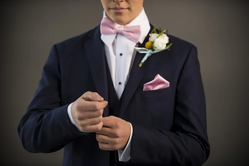 Quinceanera Chambelanes Tuxedos With Blue