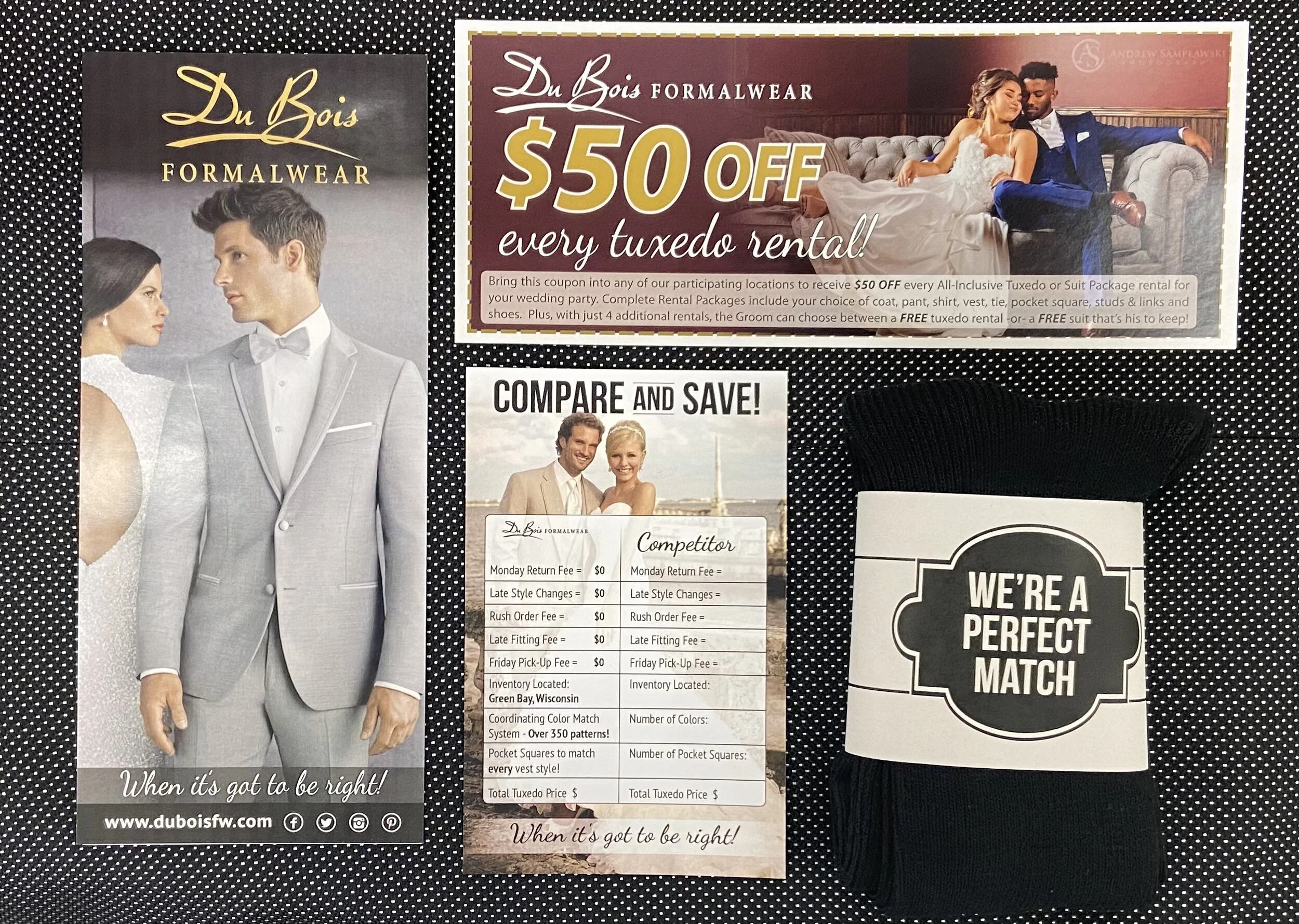 What to bring to a Wedding Show — DuBois Formalwear | Suit & Tux ...