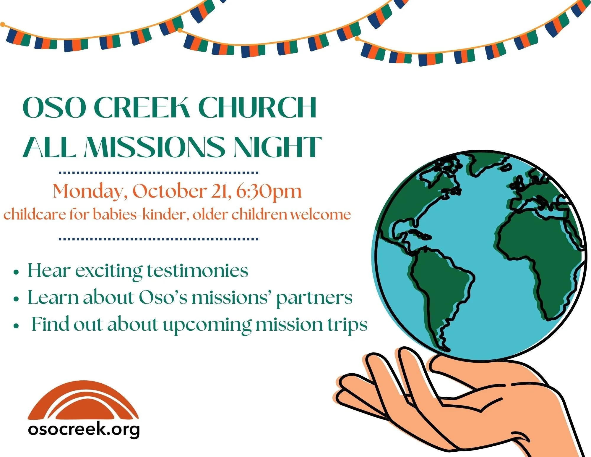 Upcoming Events — Oso Creek Church