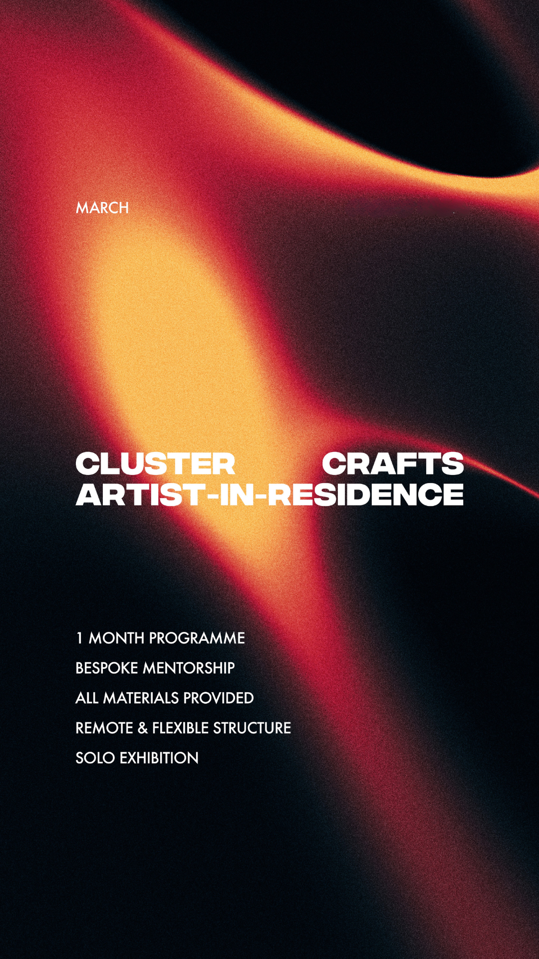 CLUSTER LONDON ARTIST-IN-RESIDENCE — CLUSTER London