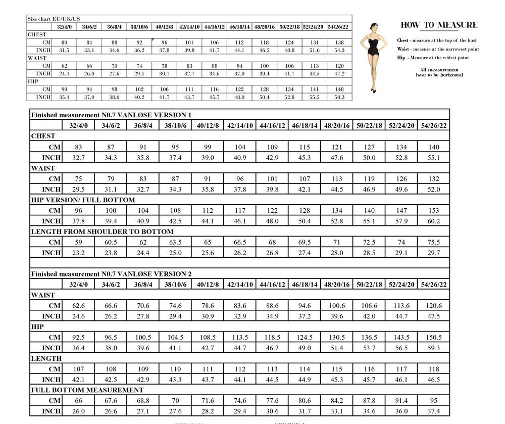 No 7 Vanløse vs2 instructions — How to do Fashion