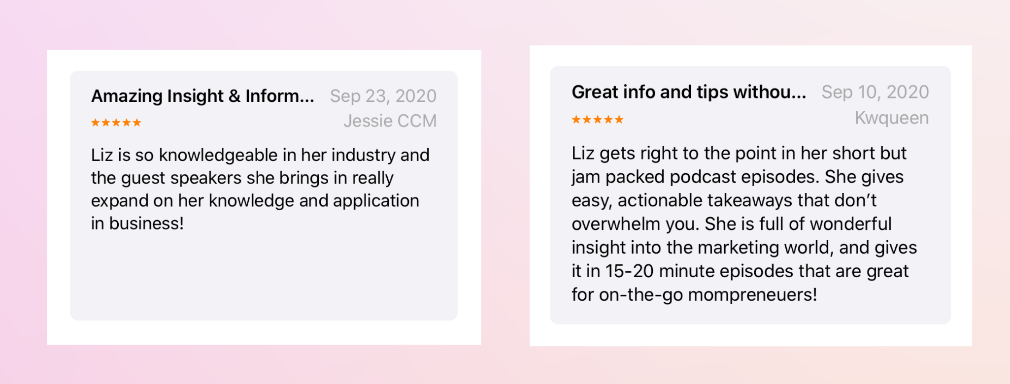 Podcast — Liz Fleming