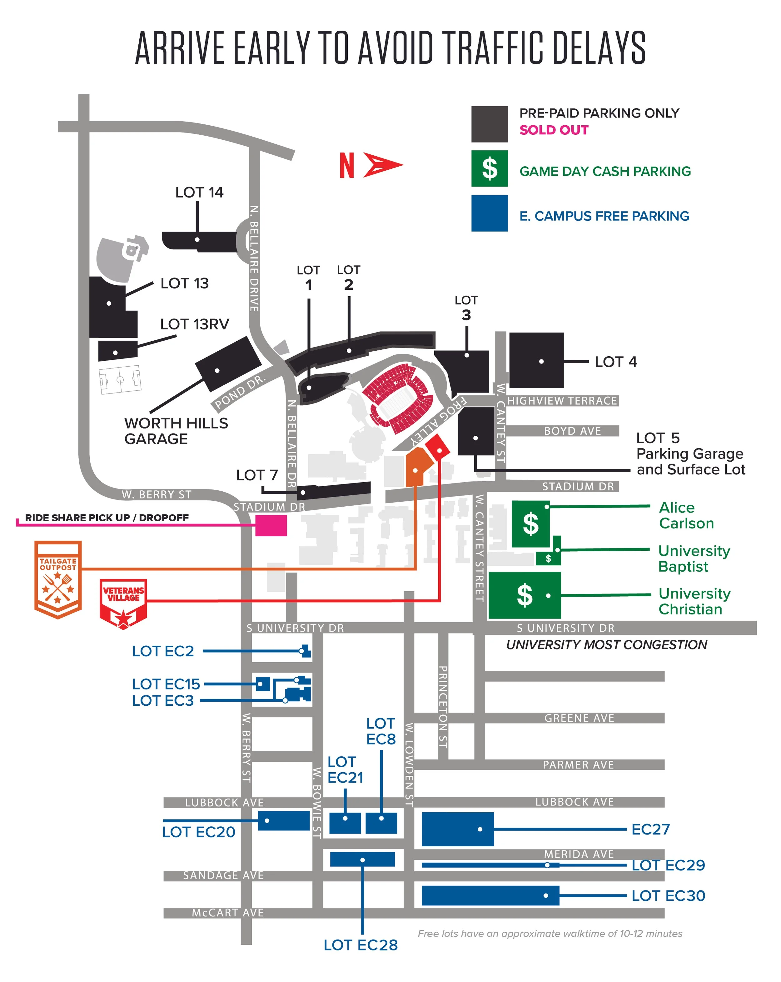 Parking Policies — Lockheed Martin Armed Forces Bowl