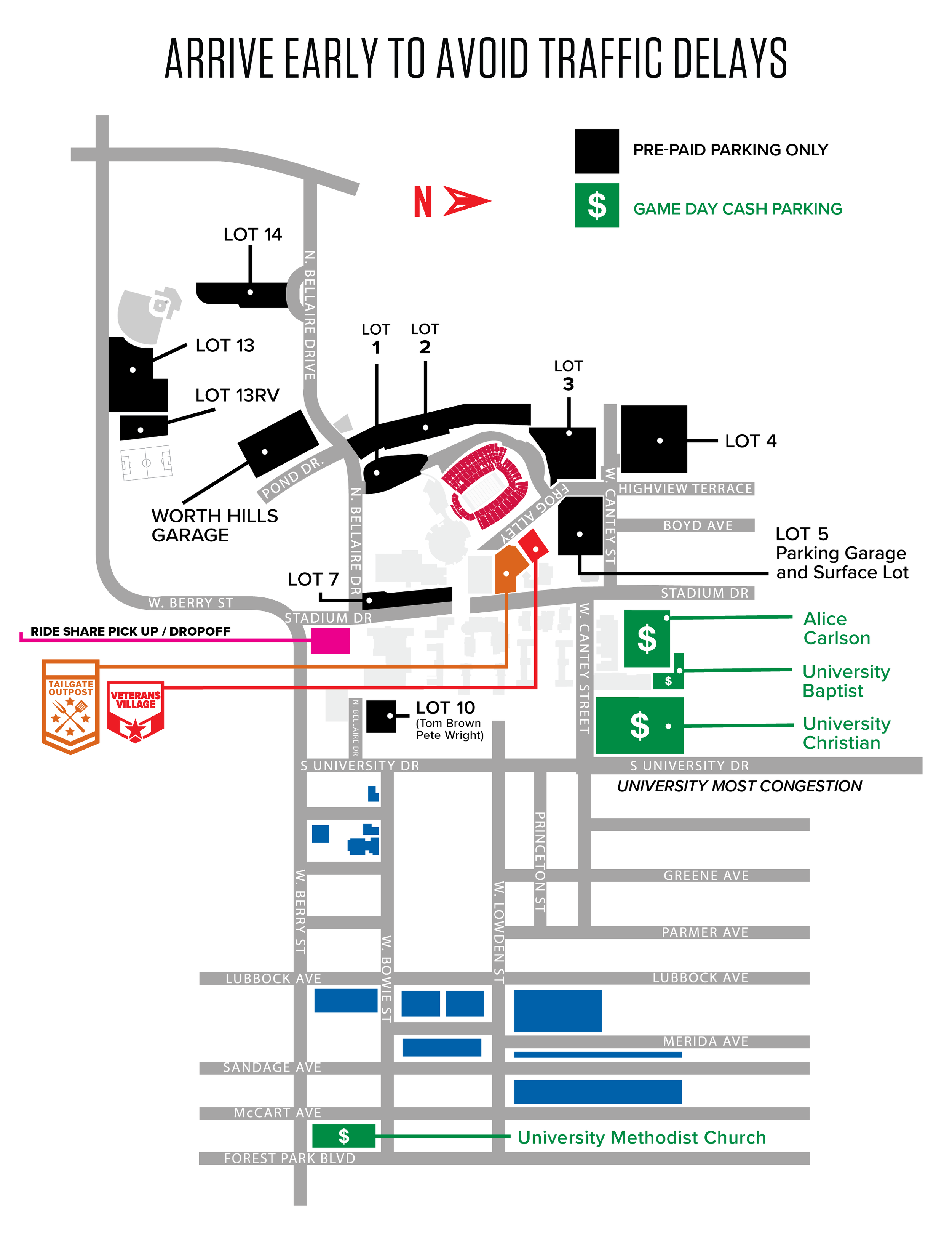 Parking Policies — Lockheed Martin Armed Forces Bowl