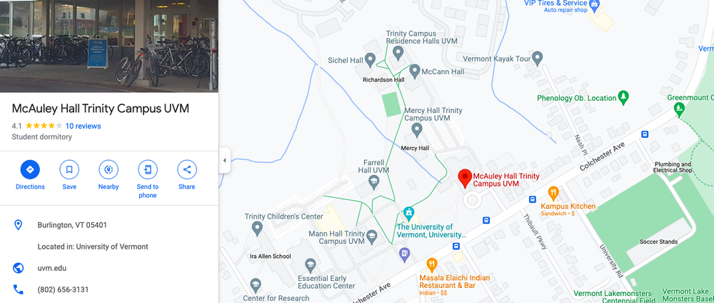 Bus Sign-Ups — UVM SSC