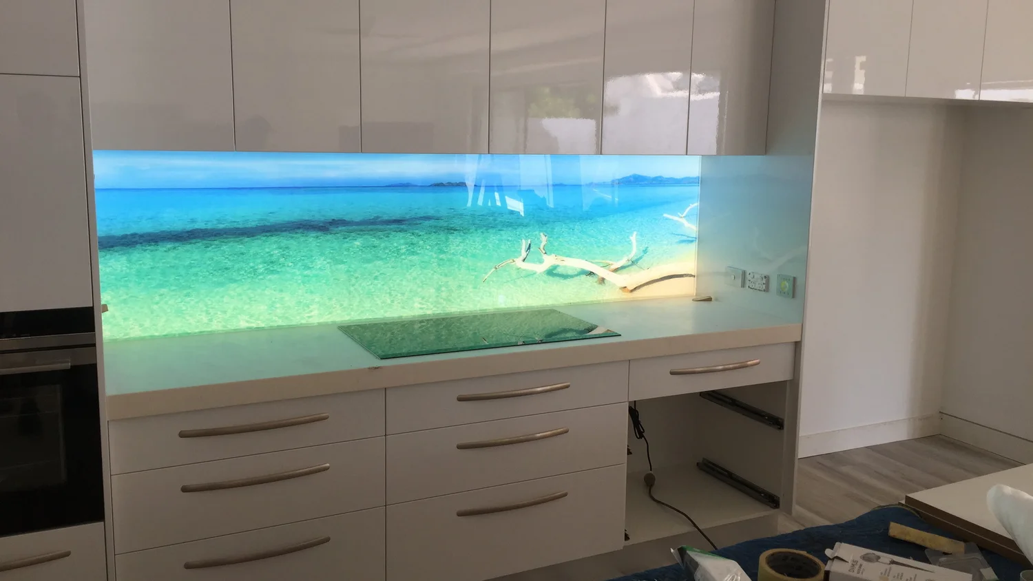 Led Kitchen Splashback Melbourne & Sydney — Linear Matrix