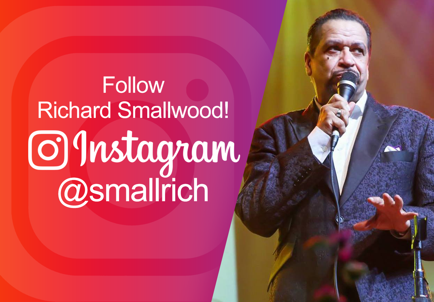 Richard Smallwood — Lox Entertainment Agency