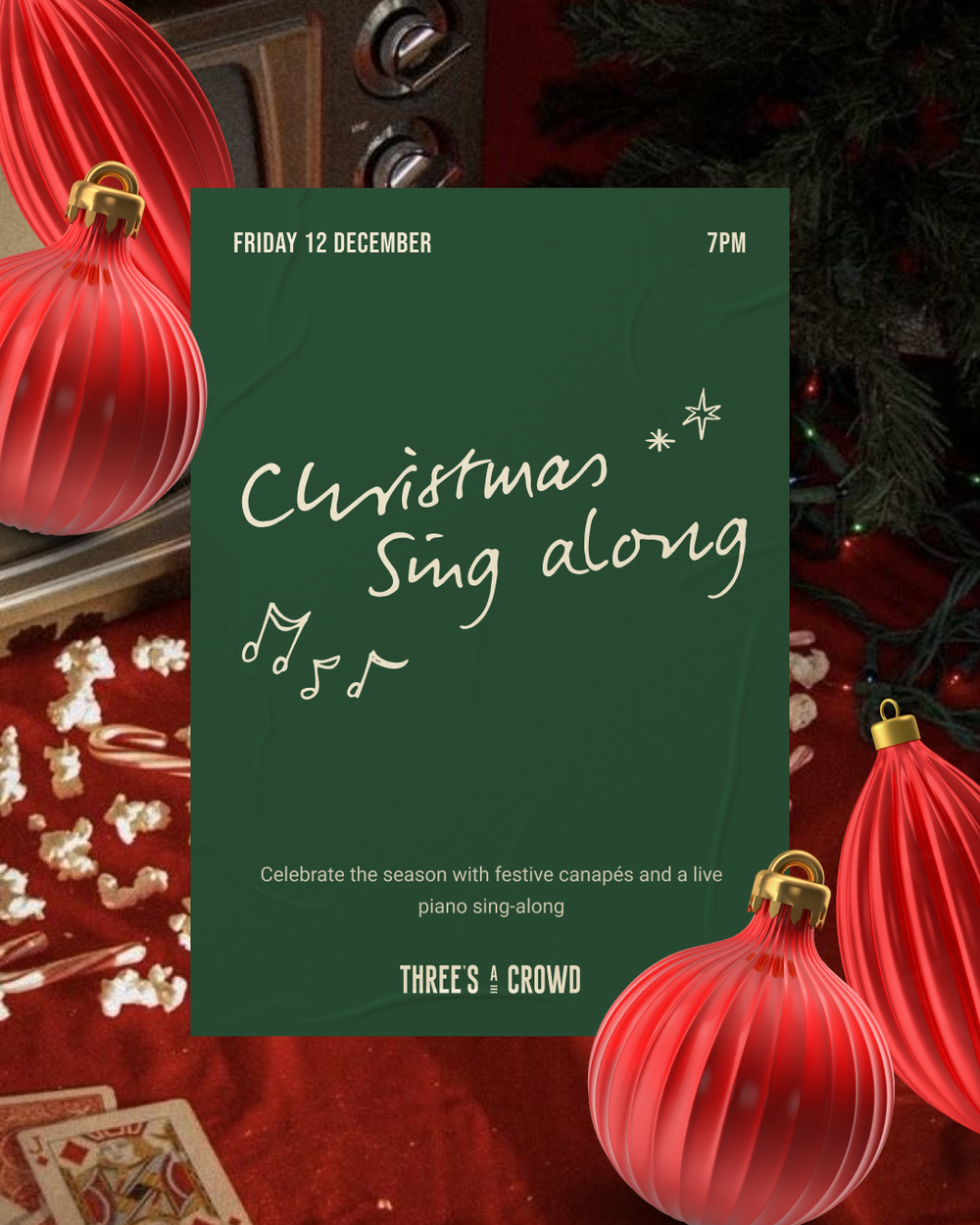Christmas Sing Along — Three's A Crowd