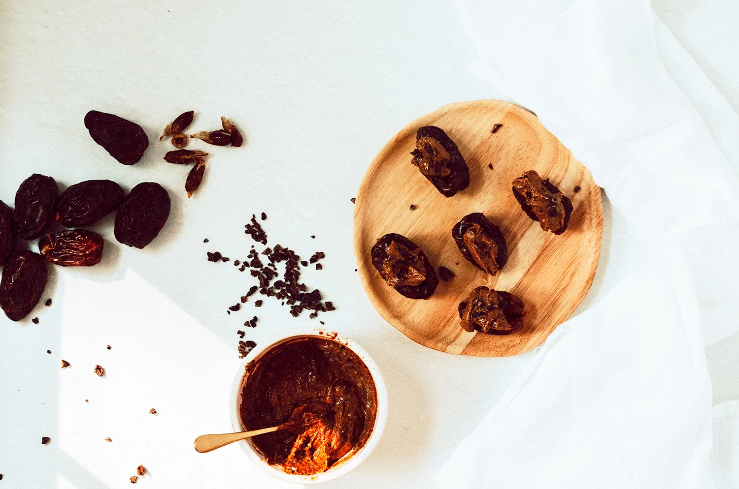 Java Chip Almond Butter Dates | From the Roots