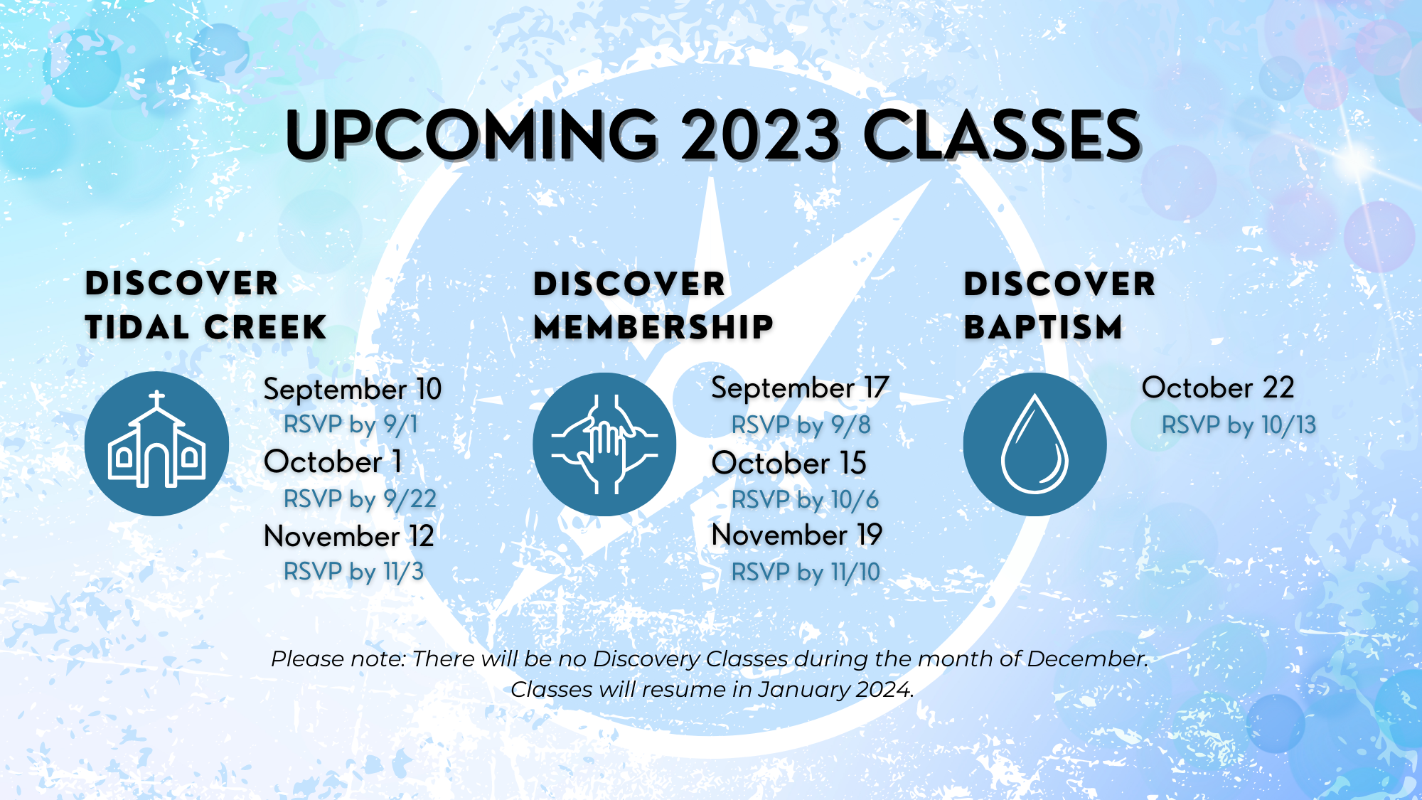 Discovery Classes — Tidal Creek Fellowship