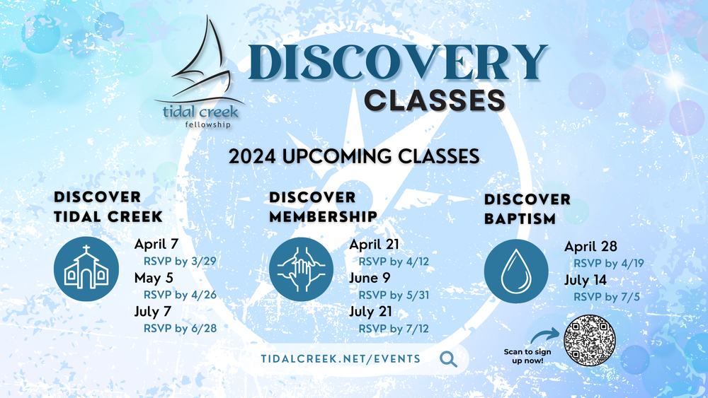 Discovery Classes — Tidal Creek Fellowship