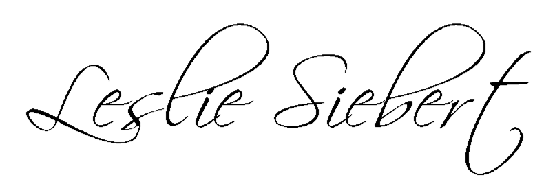 The Name Leslie In Cursive