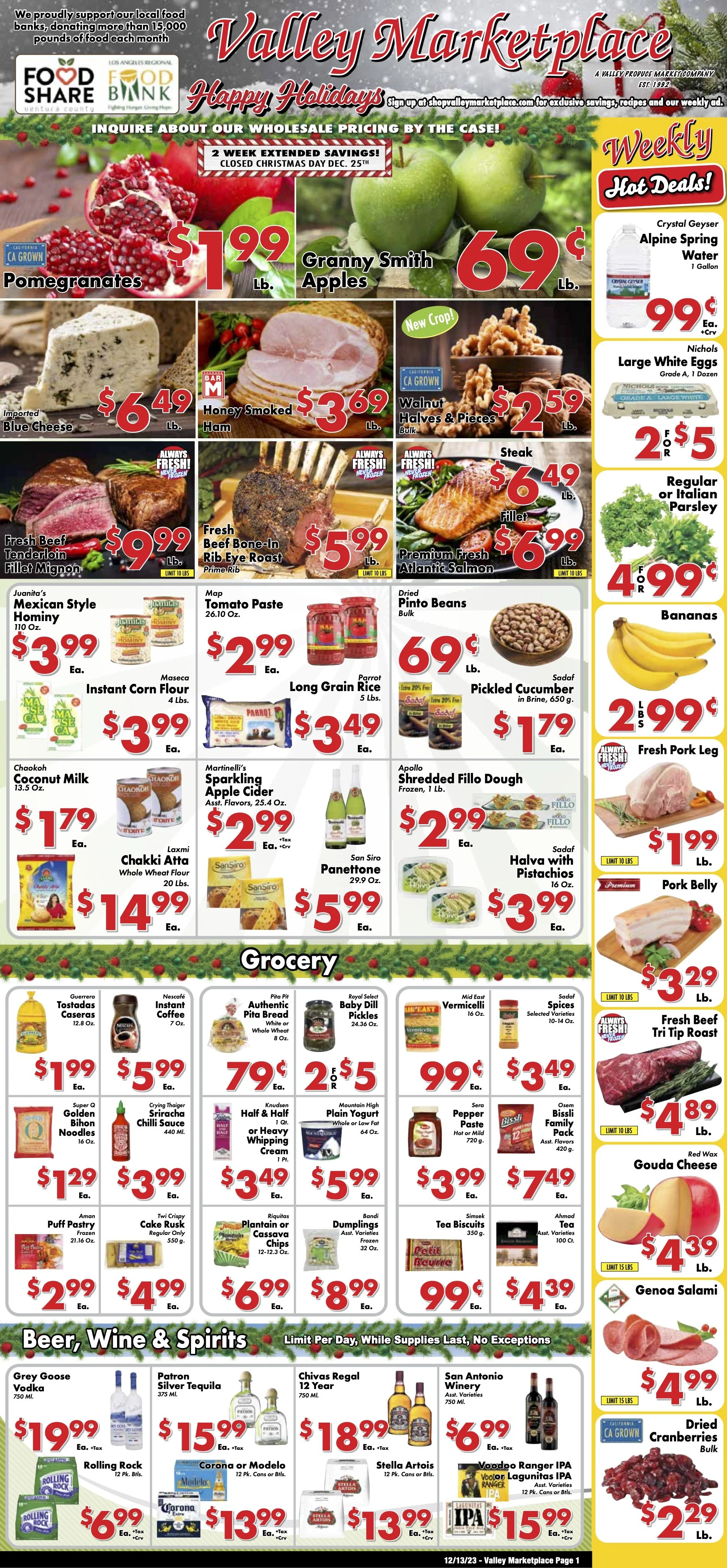 Weekly Ad — Valley Marketplace