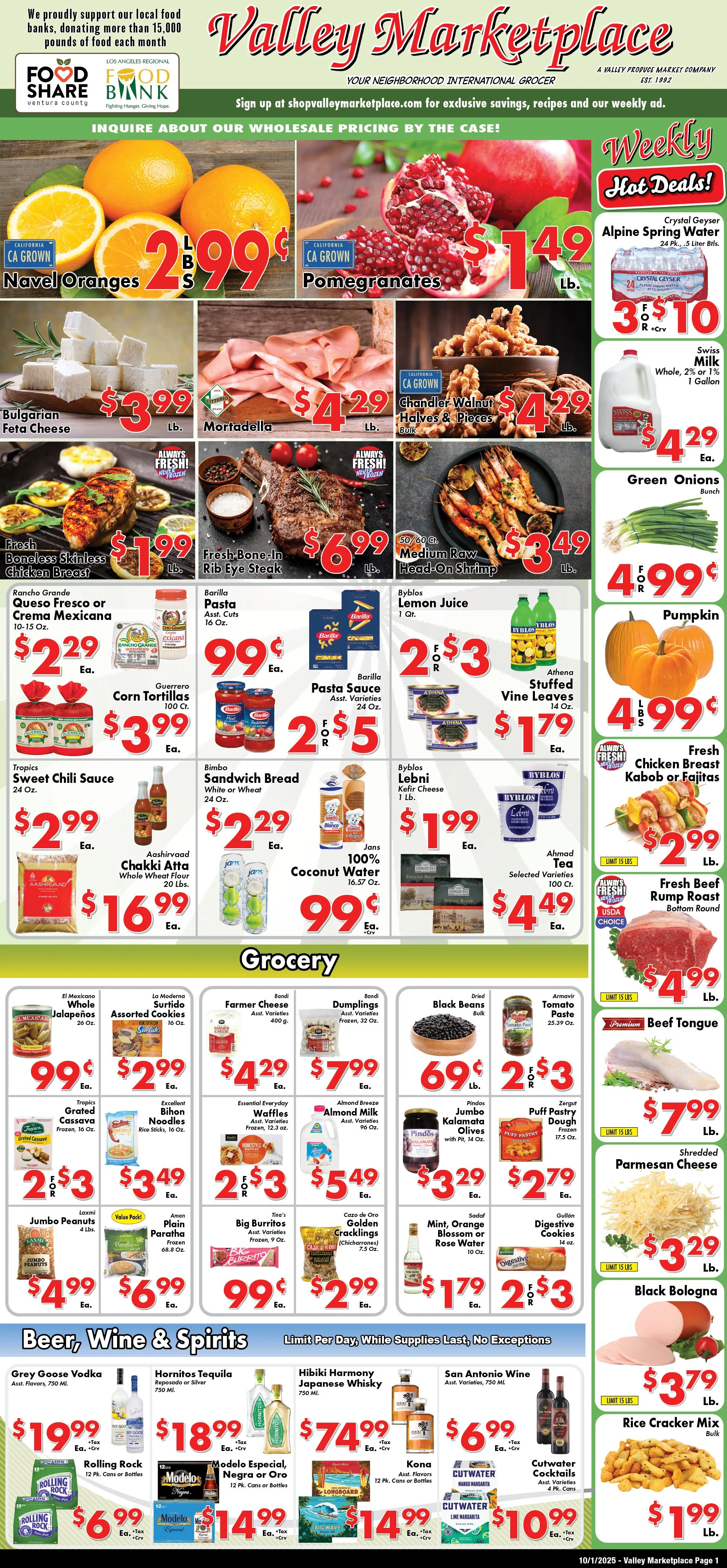 Weekly Ad — Valley Marketplace