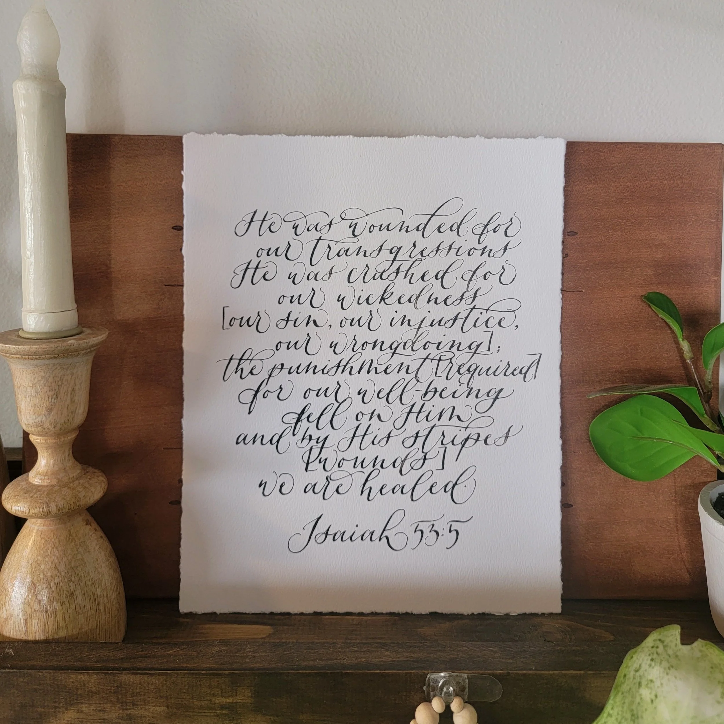 Custom Calligraphy & Engraving — Lovely Arrows Designs