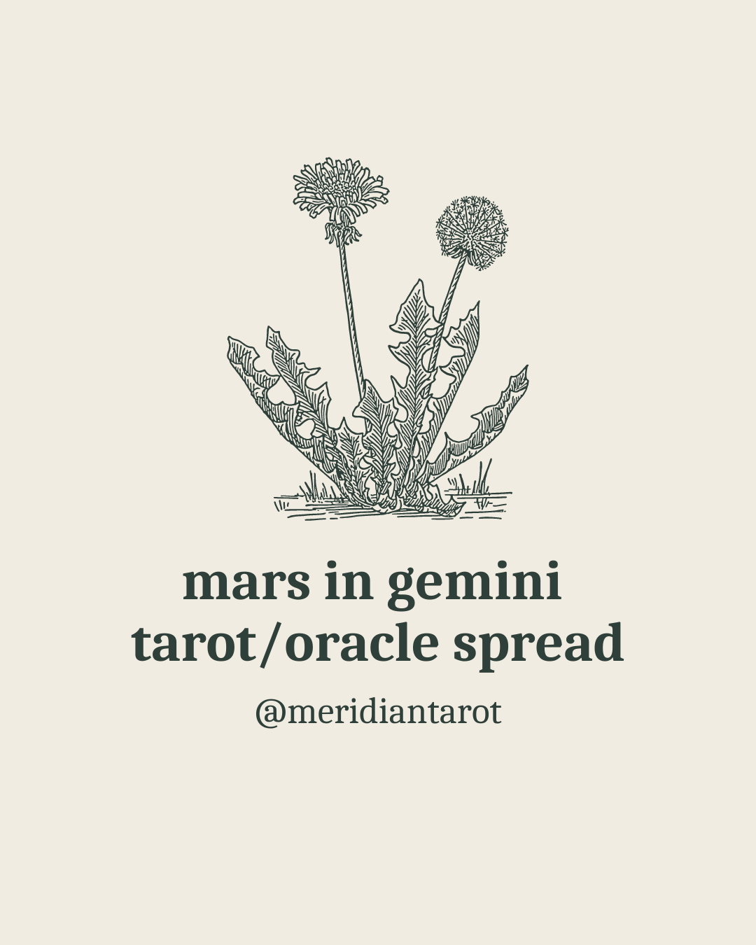 Mars in Gemini - Tarot Spread — Meridian Tarot
