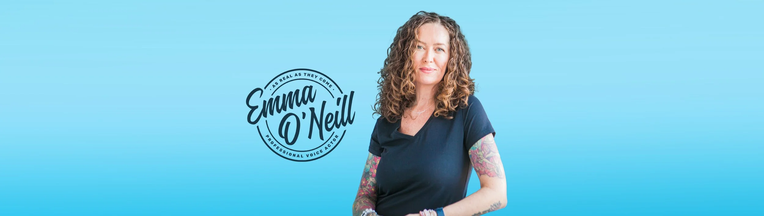 Professional female voiceover by Emma O'Neill