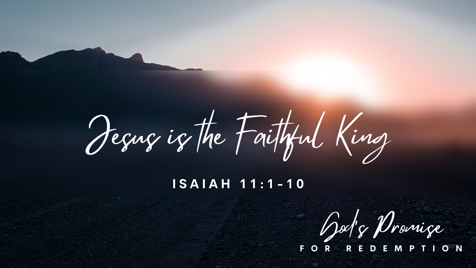 The Bridge Church | God's Promise for Redemption