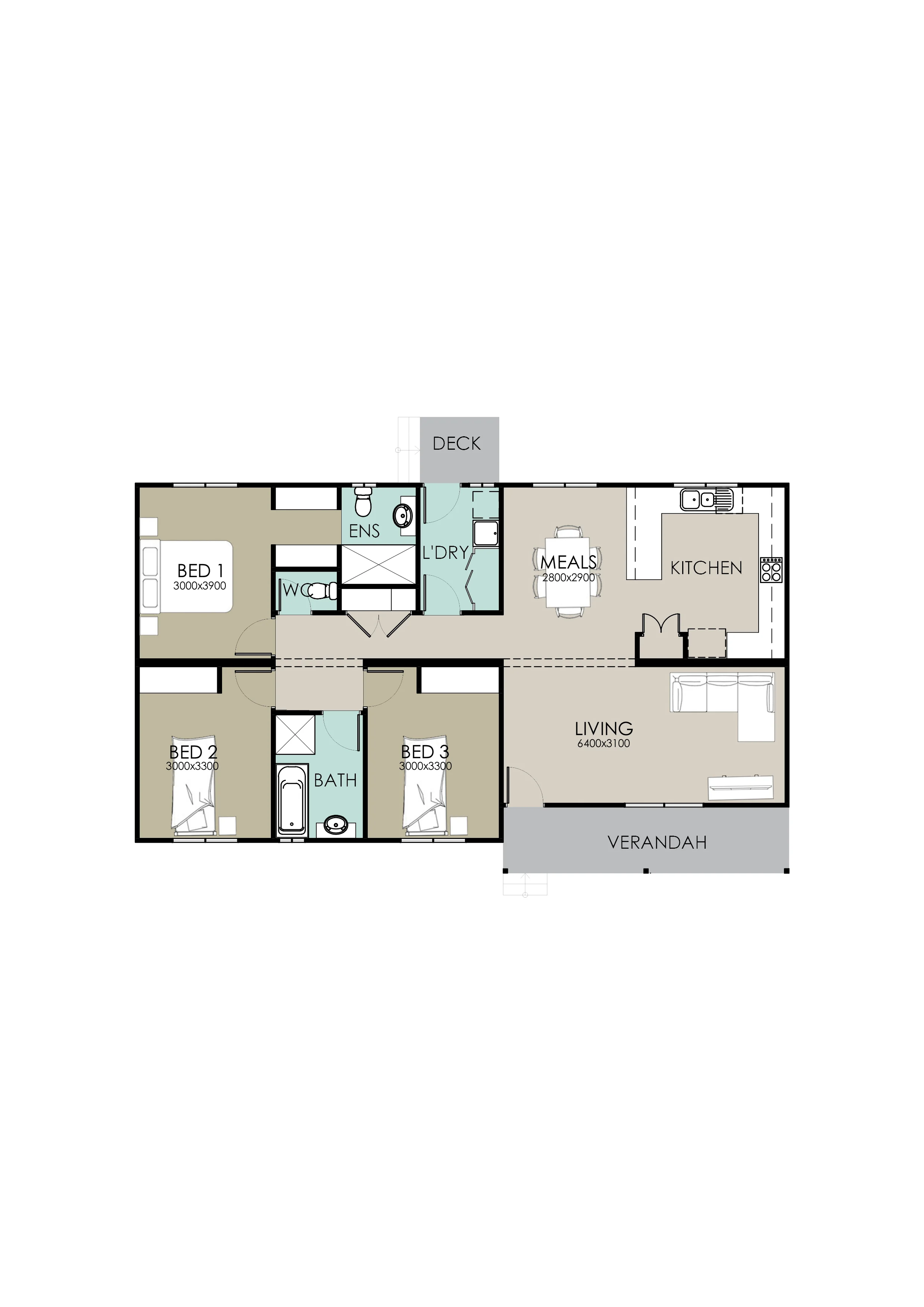Open Floor Plan House Plans Without Garage