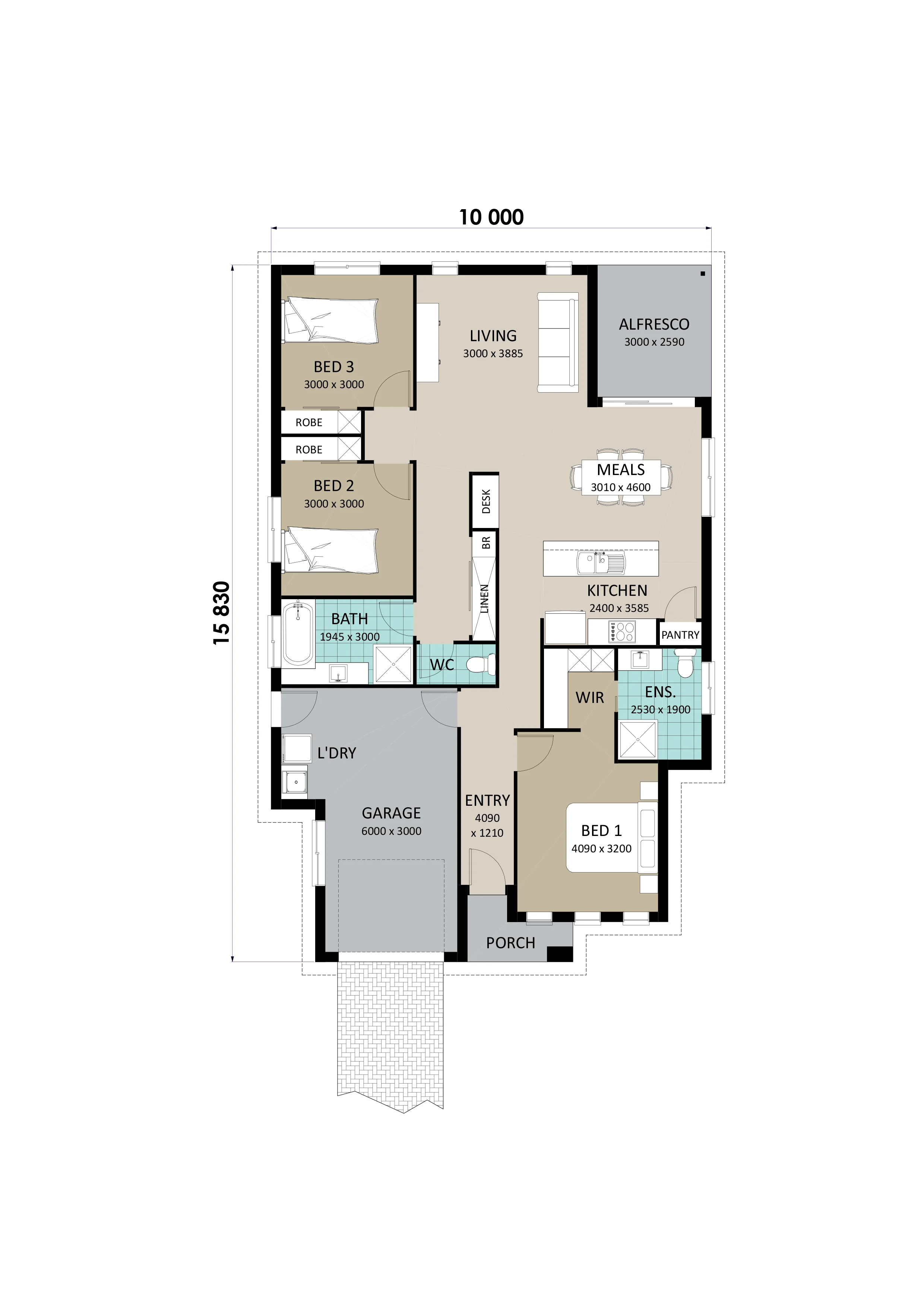 The Simone — Richard Adams Homes