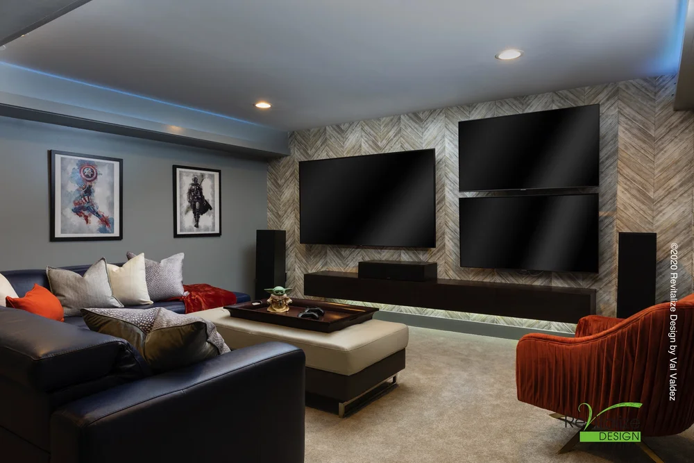 Basement Bulkheads Become Design Elements — ©Revitalize Design by Val ...