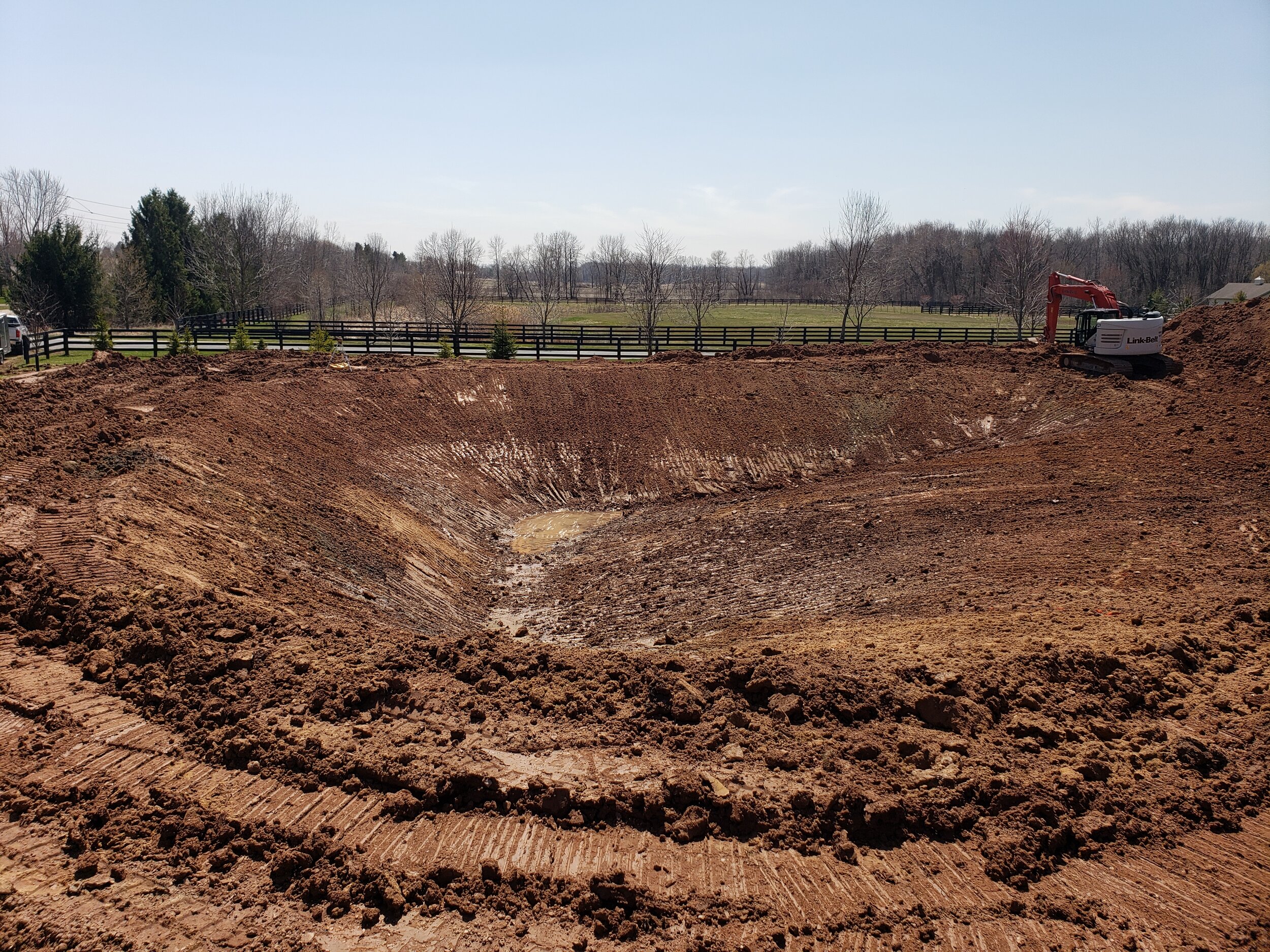 Pond Excavation — D&D Excavating and Landscape Service, Inc.
