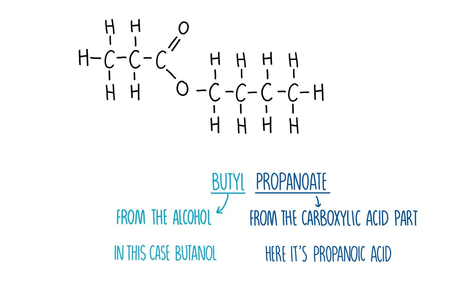 Alcohols, Carboxylic Acids and Esters (GCSE) — the science sauce