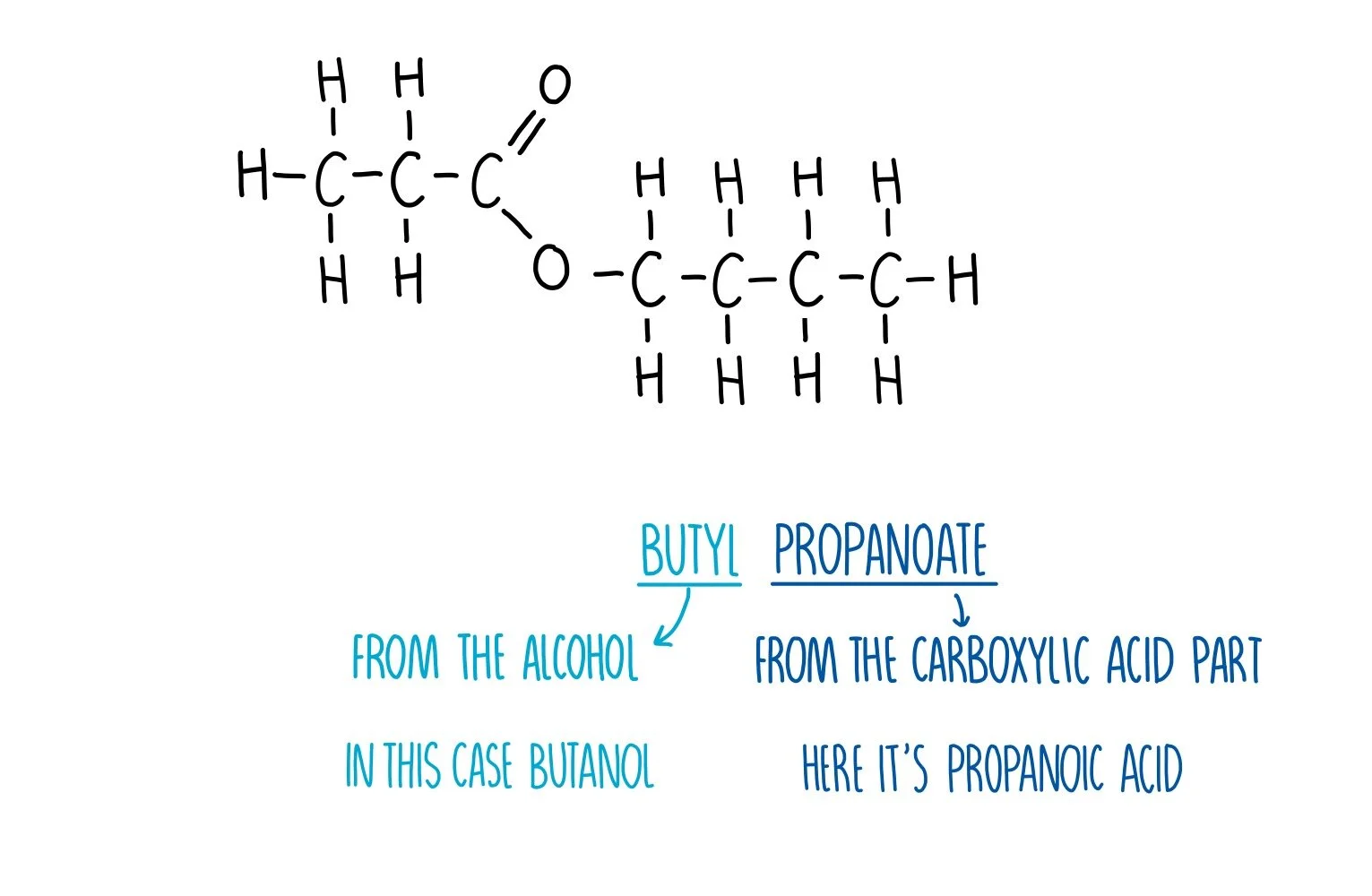 Alcohols, Carboxylic Acids and Esters (GCSE) — the science sauce