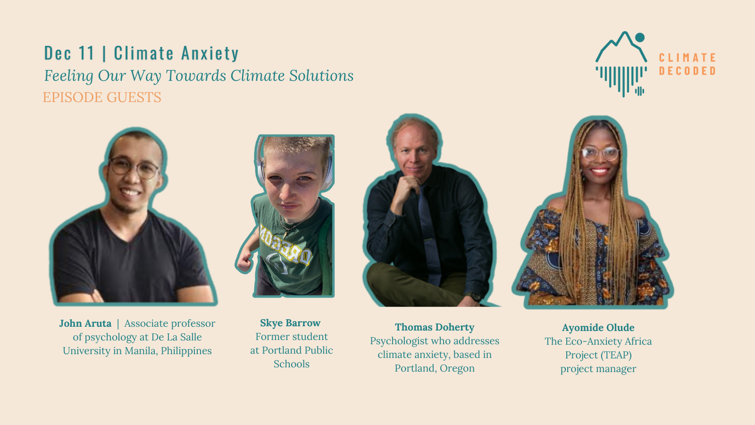 Episode 5: Climate Anxiety: Feeling Our Way Towards Climate Solutions ...