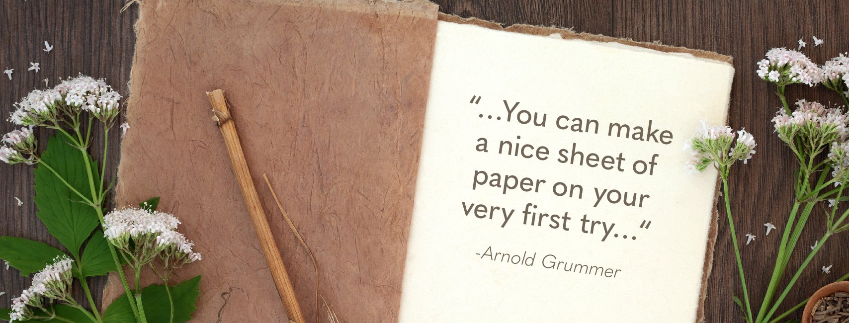 Arnold Grummer’s® Papermaking — New Leaf Paper