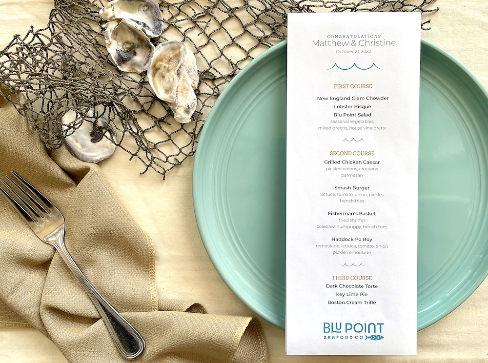 Private Dining — BLU Point Seafood Co