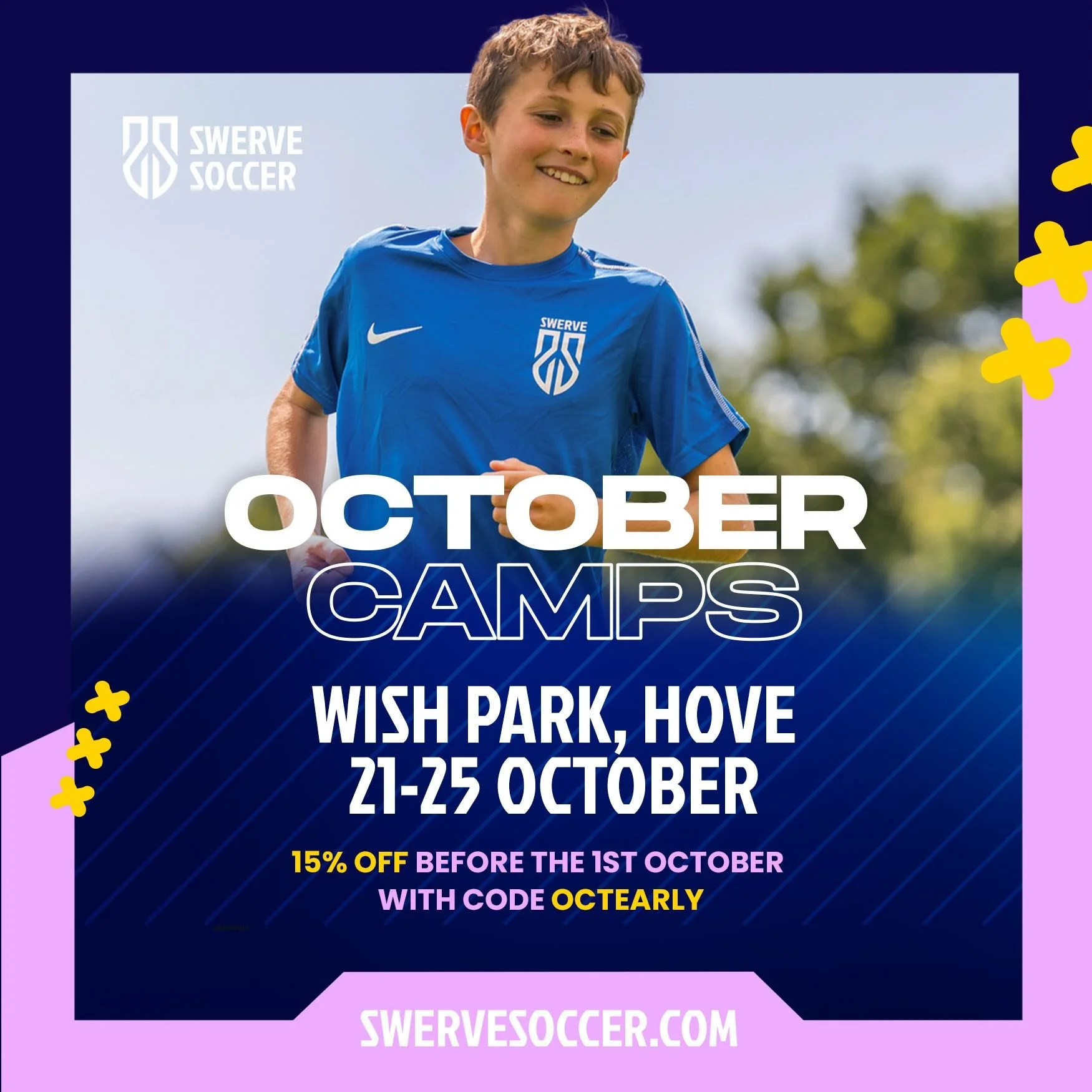 2024: October Fun Football Camps in Hove & Patcham for Kids — Swerve Soccer
