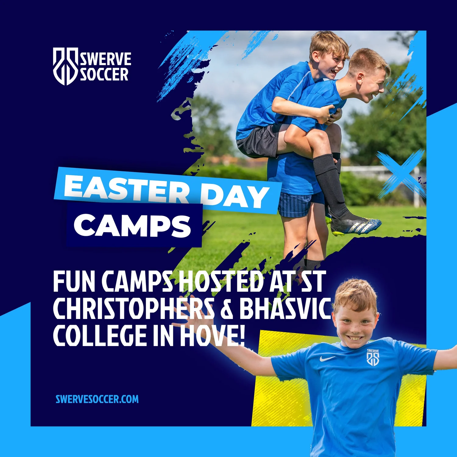 2024 Easter Football Camps near Brighton & Hove — Swerve Soccer
