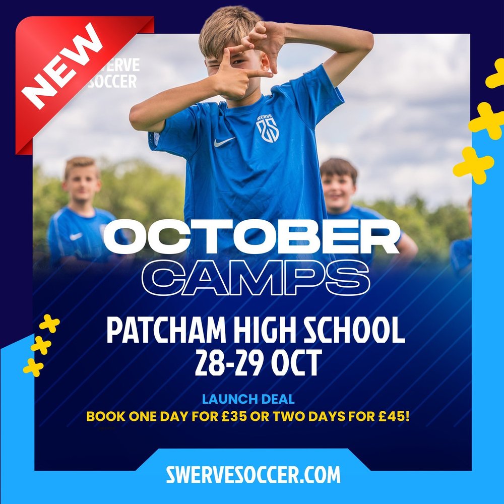 2024: October Fun Football Camps in Hove & Patcham for Kids — Swerve Soccer